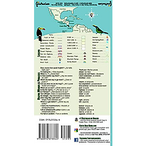 Waterproof Travel Map Of Costa Rica