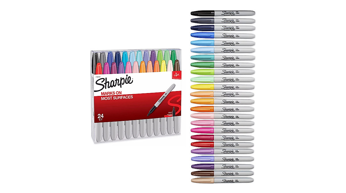 Sharpie Permanent Markers - 24 Assorted Colors