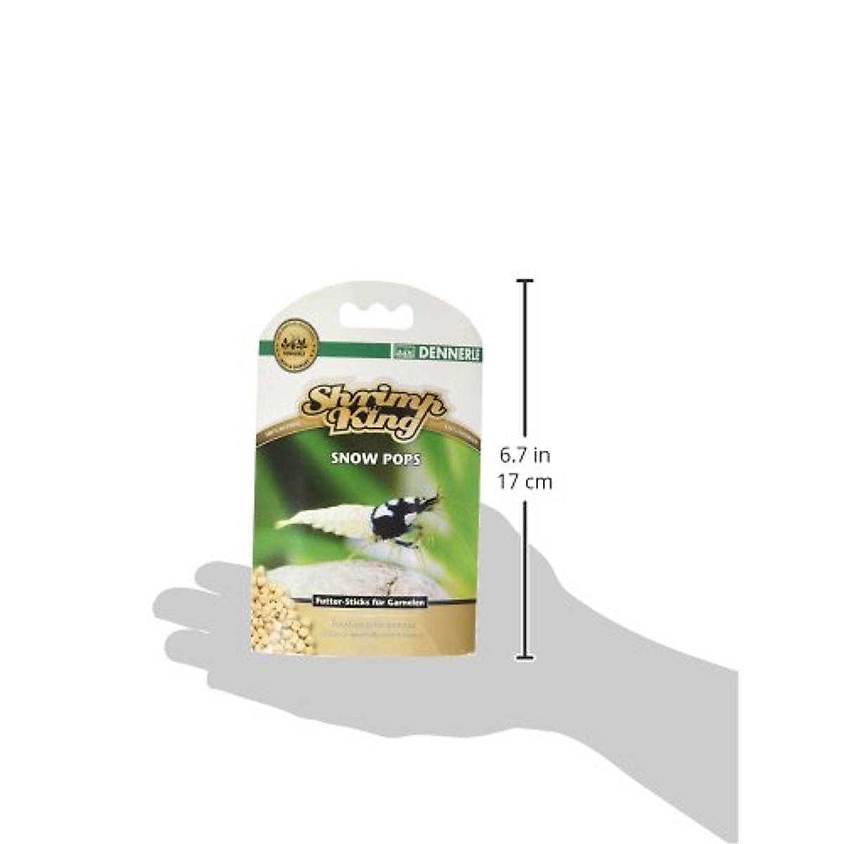 Shrimp King Snow Pops Brown 1.4 Ounce (Pack of 1)