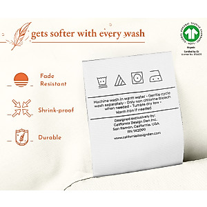 100% Organic Cotton Crib Sheets for Boys or Girls, Set Of 2 Fitted Sheets, Cooling & Softest Baby Crib Sheets for Girl, Crib Mattress Sheet or Toddler Bed Sheets, Percale (Ivory)