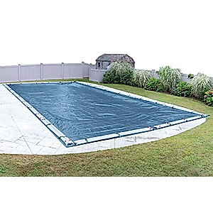 Pool Mate 353050RPM Heavy-Duty Blue Winter Pool Cover for In-Ground Swimming Pools, 30 x 50-ft. In-Ground Pool