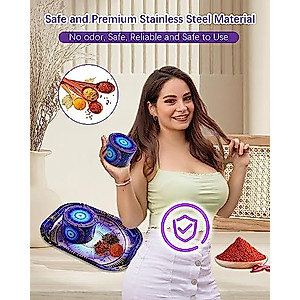 Grinder and tray set(Boho Sun and Moon)