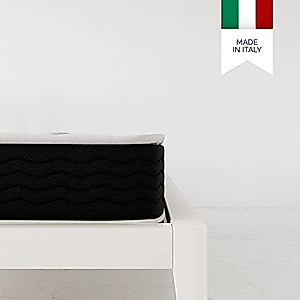 Signature Sleep Italian Made Vitality 8" Independently Encased Coil with Charcoal Infused Memory Foam Hybrid Mattress, Full Size