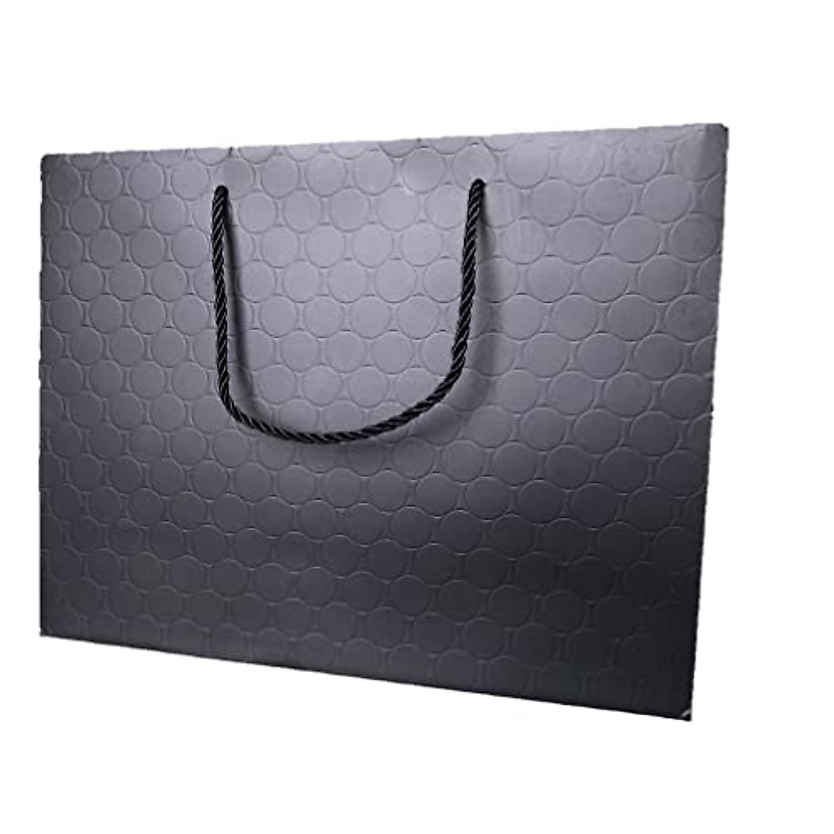 MODEENI Large Black Gift Bags with Handles for Presents 13x5x10 Luxury Boutique Bags 12 Pack Black Paper Shopping Bag