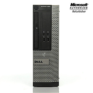 Dell Gaming PC 3020 SFF High Performance Desktop Computer - Core i7 3.4 GHz, NVIDIA GT 1030 2GB DDR5, 8GB RAM, 1TB SSD, HDMI, DVI, VGA, DVD, Keyboard, Mouse, WiFi, Windows 10 Professional(Renewed)