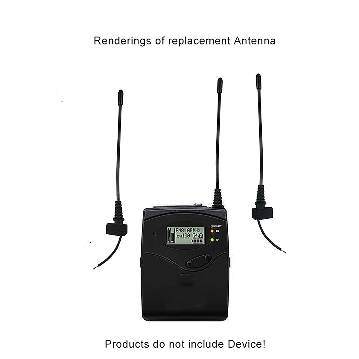 2 PCS Antenna Replace for Sennheiser EW100G2/100G3 Wireless Microphone Bodypack System Transmitter Receiver
