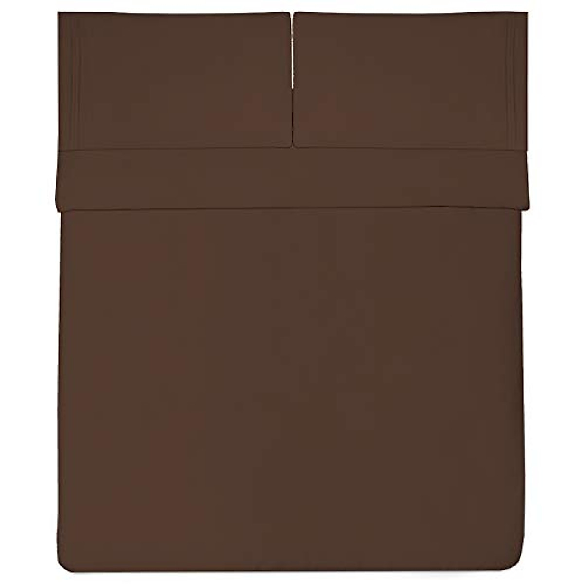 Queen Size Bed Sheets - Breathable Luxury Sheets with Full Elastic & Secure Corner Straps Built In - 1800 Supreme Collection Extra Soft Deep Pocket Bedding Set, Sheet Set, Queen, Brown