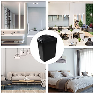 Tstorage 4.5 Gallon Plastic Trash Can with Swing Lid, Slim Swing Top Garbage Can