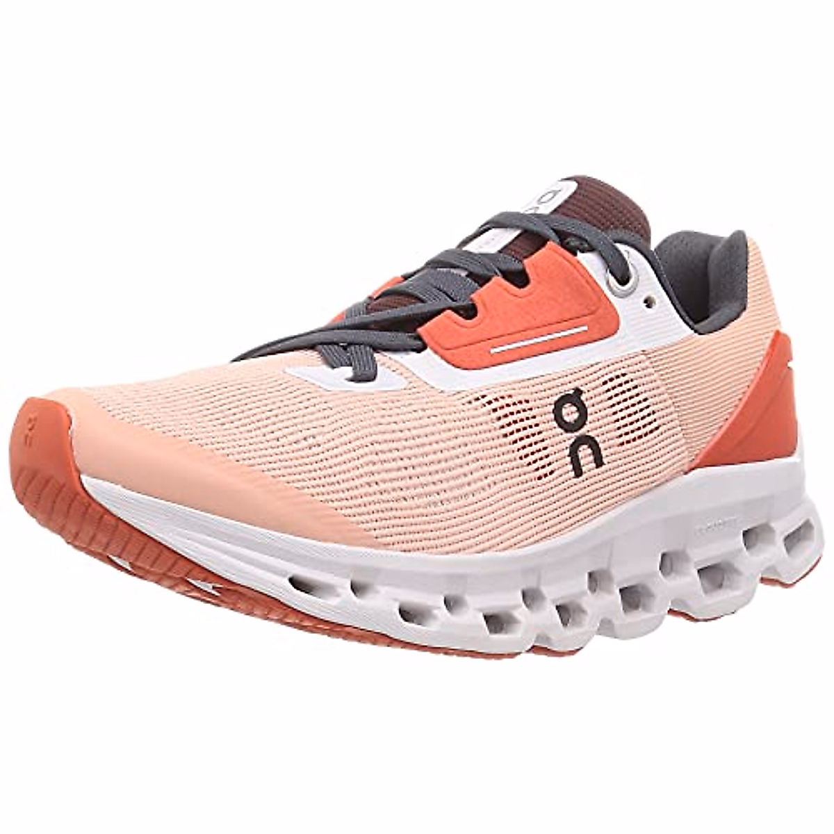 ON Running Cloudstratus Sneaker, 37.5, Red