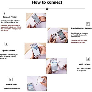 Mini Removable Handheld Color Printer(MBrush) USB Wireless Bluetooth Portable Printer Office Label Machine Logo Color Printer (Printer)