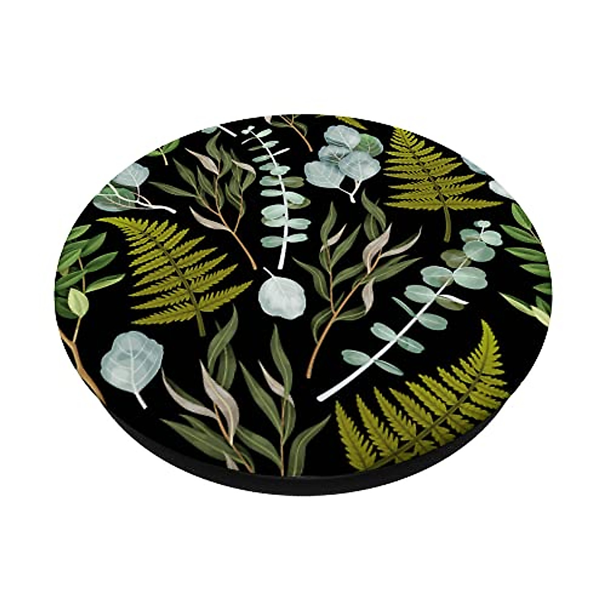 Eucalyptus Green Leaf Watercolor Branches Leaves Plant PopSockets Swappable PopGrip