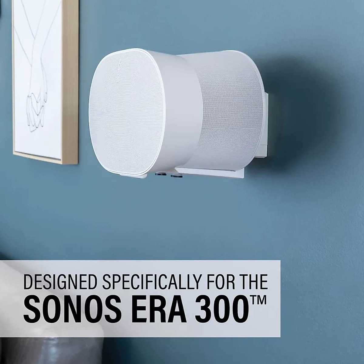 Sanus Wireless Speaker Wall Mount for Sonos Era 300™… (White)