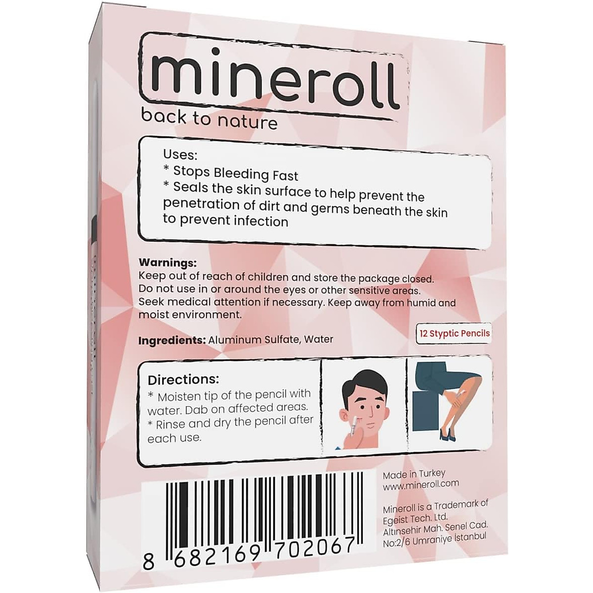 Styptic Pencils Shave Accessories (12 Pencils) Stops Bleeding Fast for Shaving Nicks, Razor Cuts for Men & Women - Sanitary and Great for Barbers or Personal (1)