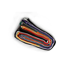 Tandem Sport Net Zone Tape Volleyball Training Tool - Attaches to Net for Serving, Blocking & Hitting Drills - Durable, Colored Canvas Volleyball Training Aid - Volleyball Training Equipment