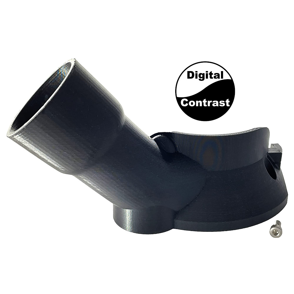 Trim Router Hose Adapter, Compatible with DeWalt DCW600 and DWP611 to Festool 27mm and 36mm Hose, Black
