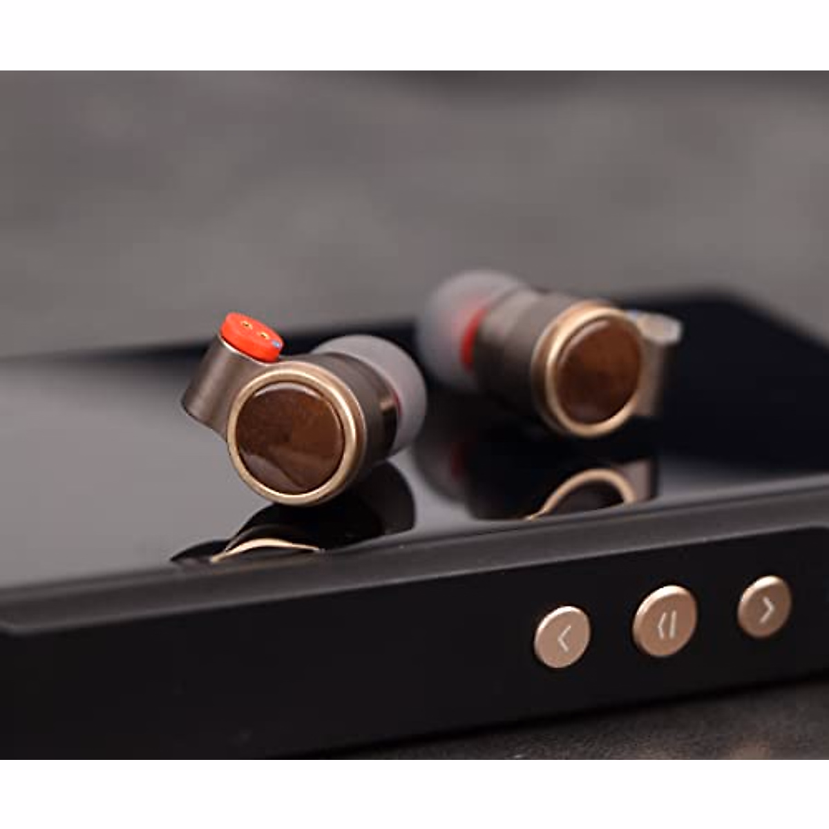 Linsoul TINHIFI T4 Plus 10mm Magnetic CNT Driver in-Ear Monitor with N54 Circuit, CCAW Voice Coil, Metal Case, Wood Faceplate, Detachable Silver-Copper Cable for Audiophile Musician