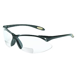 UVEX by Honeywell A952 Reader/Magnifier Series Black Frame, +2.5 Diopter Clear Lens with Anti-Scratch Hardcoat
