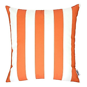 Homy Cozy 7H5241-20-Olivia Accent Pillow, 2 Count (Pack of 1), Orange