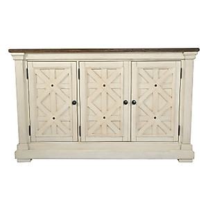 Signature Design by Ashley Bolanburg French Country Dining Room Server, Two-tone White & Brown