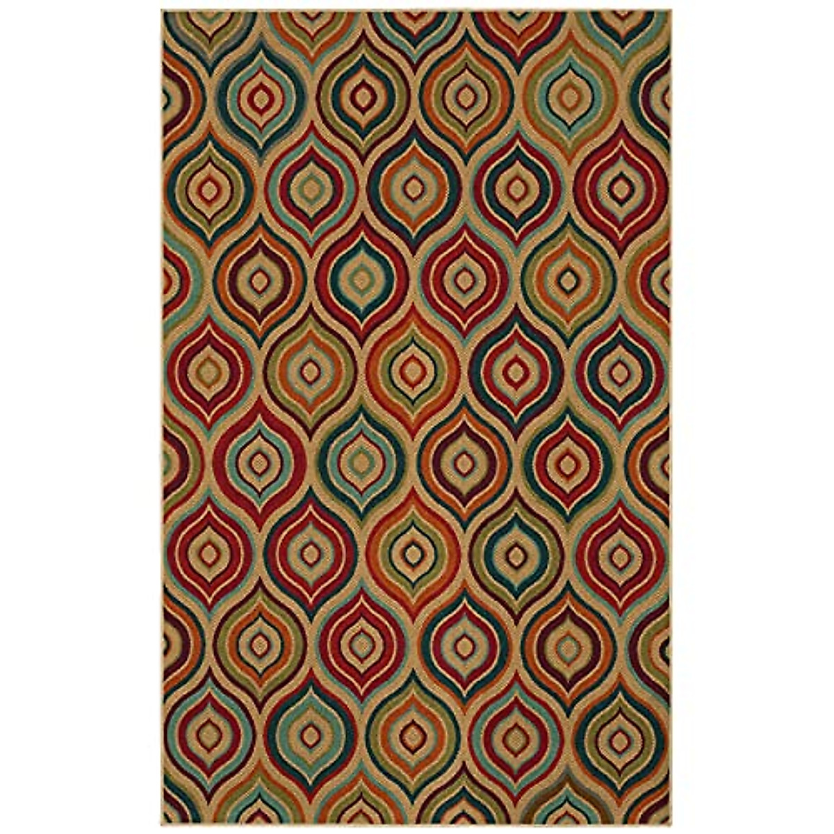 Mohawk Home Area Rugs, 5 x 8 ft, Larache Ogee
