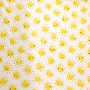 Little Sleepies Fitted Crib Sheet - Buttery Soft Bamboo Viscose Crib Sheets, Toddler Bed Sheet, Standard Crib and Toddler Mattress Sheet, Super Stretchy, Fully Elasticized, Sunshine