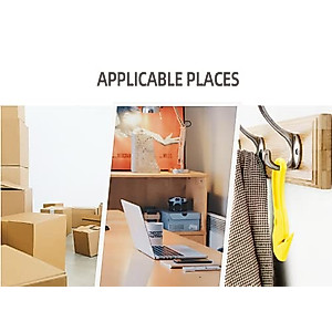 Safety Package Opener with Blades, T TOVIA SK2 Stainless Steel Concealed Blade Box Cutter with Tape Splitter (10 Pieces - Yellow)