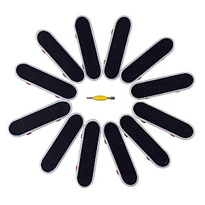 MOONZON 12PCS Finger Toy Skateboards,Finger Scooter,Creative Fingertip Alloy Finger Sports Toys, Intellectual Toys, Novelty Toys Gifts