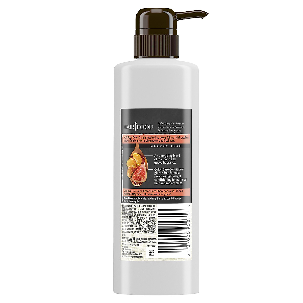 Hair Food Gluten Free Color Care Conditioner with Mandarin & Guava Fragrance, 17.9 Fluid Ounce