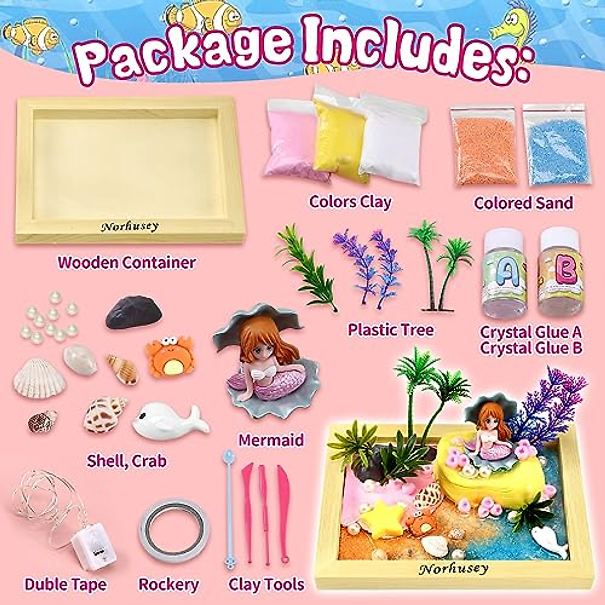 Enchanting Crafts for Girls Ages 4-12: Dive into a Fairy Tale World | Perfect Gifts for Girls Age 4 5 6 7 8 9 10 | Exciting DIY Kits for Kids Ages 6-10 | Ideal Christmas Party and Birthday Gifts