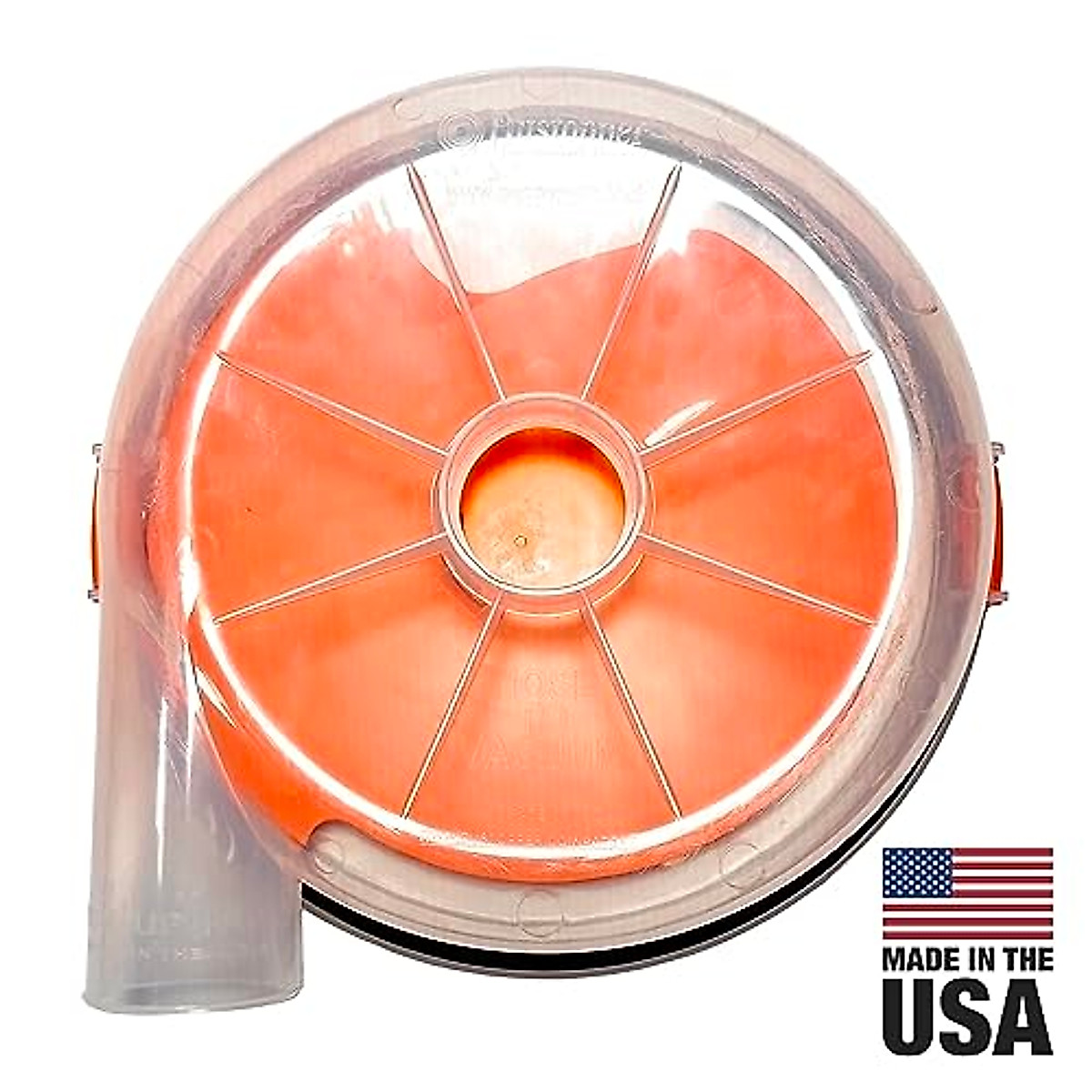The Dustopper PRO, Separator Only (elbows & hose sold separately). Up to 99.9% efficient, low-profile dust separator connect to existing 2-1/2" hoses & fittings. Gasket & latches fit well to bucket.