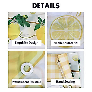 HAMIGAR 6x4ft Sweet One Banner Backdrop - Lemon 1st First Birthday Decorations Party Supplies