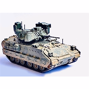 US M2A3 Bradley Fighting Vehicle Dusty Version 1/72 ABS Tank Pre-Built Model