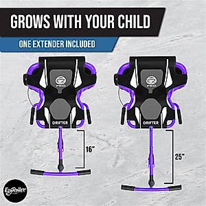 EzyRoller New Drifter Pro-X Ride on Toy for Kids or Adults, Ages 10 and Older Up to 200 lbs. - Purple