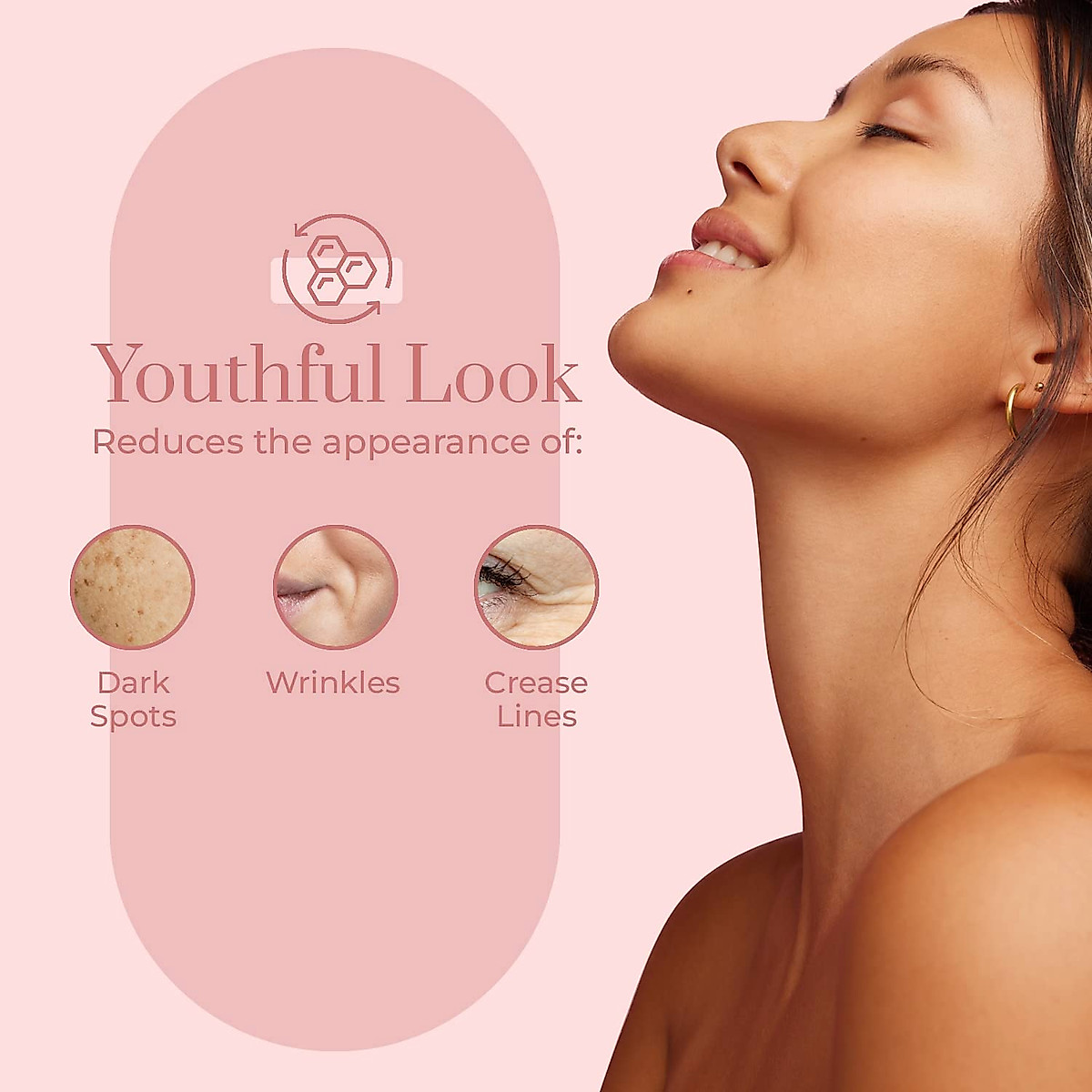 Clear Beauty Rose Gold & Hyaluronic Acid Face Mist - Dermatologist Tested, Moisturizes, Calms Redness & Tones Skin, Balancing Facial Spray, Cruelty-Free, Vegan, 95% Natural, Non - GMO, All Skin Types