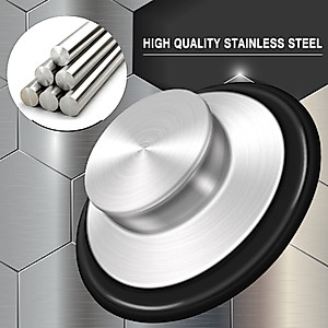 Sink Stopper 3.35 Inch Kitchen Stainless Steel Garbage Disposal Sink Plug for Insinkerator Kitchenaid Waste King Kohler and so on