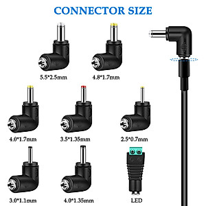 MULTIM Kids Powered Ride On Car Universal Power Charger Supply Compatible with 12V a Variety of Electric Baby Carriage Ride Toy Battery Replacement AC DC Power Adapter Cord