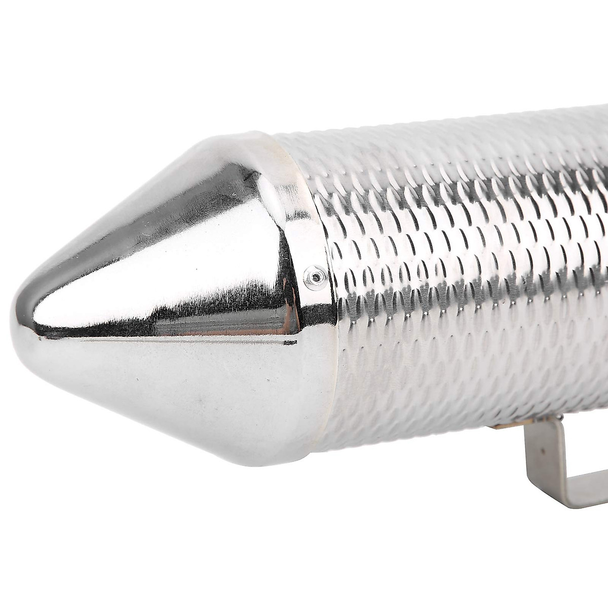 Stainless Steel Guiro with Scraper Percussion Instrument