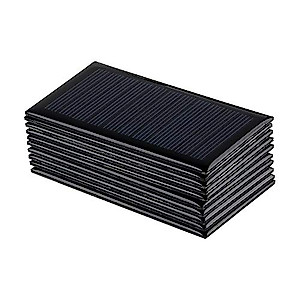 SUNYIMA 10Pcs (6V 50mA 3.14"x1.77") Mini Solar Panels for Solar Power Mini Solar Cells DIY Electric Toy Materials Photovoltaic Cells Solar DIY System Kits Without Copper Wire