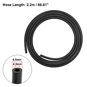 X AUTOHAUX Front Windshield Washer Nozzles Kit for Ford Focus 2.2 Meters Windshield Washer Hose with 3pcs Connectors Replaces 8S4Z17603AA