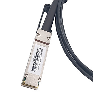 Wiitek 1M QSFP+ to 4 SFP+ DAC Breakout Cable, QSFP-4SFP10G-CU1M, 40G QSFP+ Direct Attach Copper Cable, 30AWG Black, for Cisco, Ubiquiti, Mellanox, Supermicro, Compatible for Mikrotik