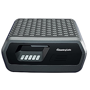 SentrySafe Fireproof and Waterproof Lock Box with Digital Keypad Lock, Shelf Safe for Documents, Jewelry, 0.36 Cubic Feet, 7.6 x 16.5 x 14.8 Inches, CHW30300