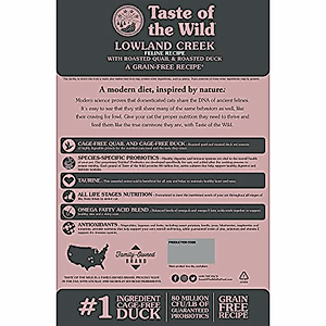 Taste Of The Wild High Protein Real Meat Recipes Premium Dry Cat Food With Superfoods And Nutrients Like Probiotics, Vitamins And Antioxidants For Adult Cats And Kittens