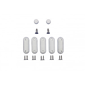 Renovators Supply Manufacturing Toilet Seat Bumper, 7 White Silicone Toilet Seat Bumpers