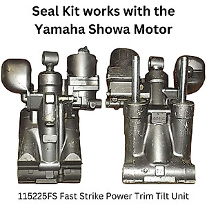 Kit King - Works with Yamaha Tilt Trim Showa Motor Seal Kit 1997 & Up 115225FS Fast Strike Power Trim Tilt, 115HP 150HP 175HP 200HP (Some 225HP 250HP) Showa, 63P-43800-00-4D 64E-43822 and More O-Ring