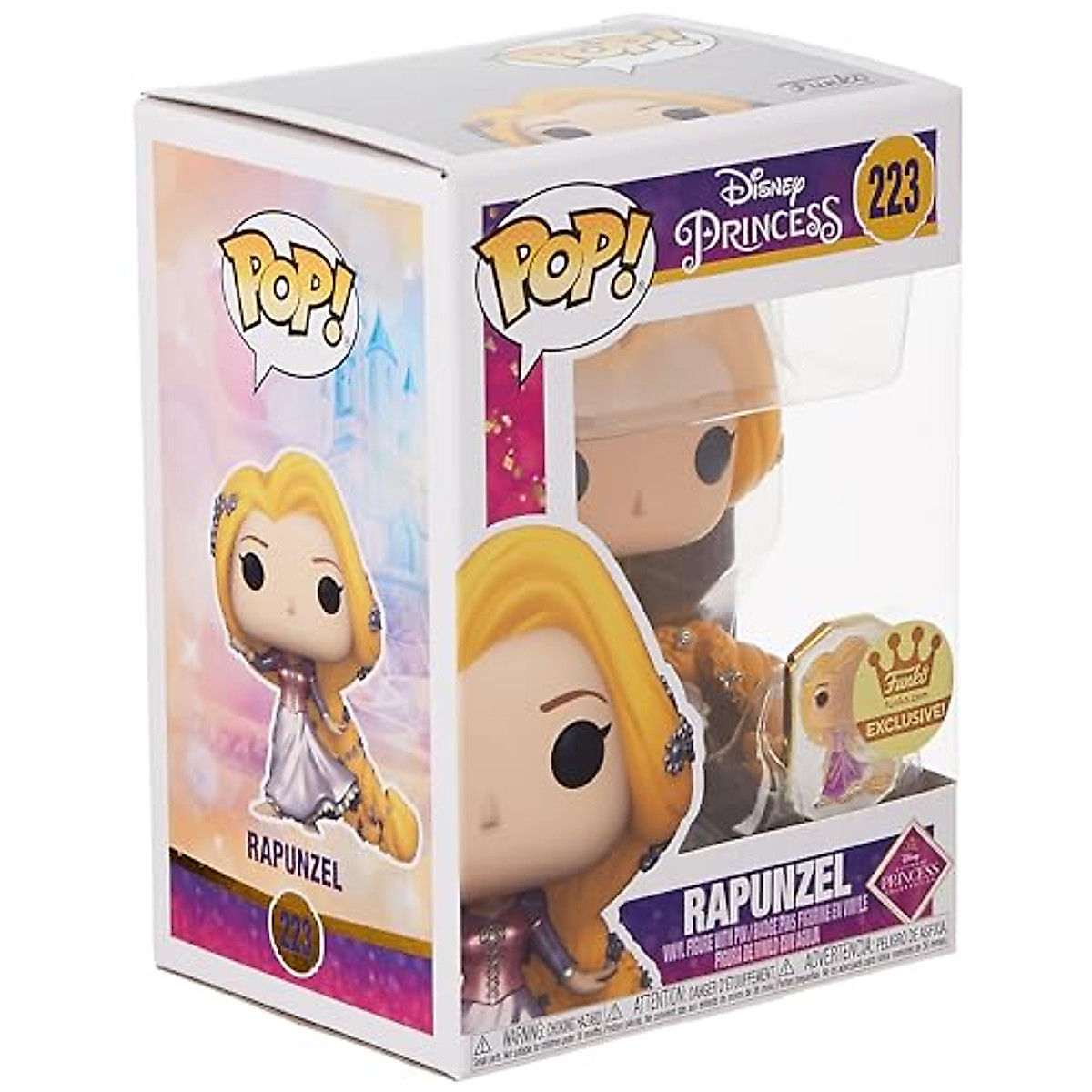Funko POP! Ultimate Princess Collection - Rapunzel POP & Pin Vinyl Figure - Shop Exclusive