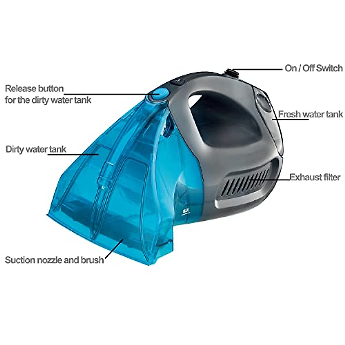 Hausmeister Spot Cleaner Pet Stain Eraser Carpet Cleaner P005C