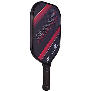 Rally PX Graphite Pickleball Paddle Set for 4 Players (4 Paddles (1 Each Color), 4 Outdoor Pickleballs, 4 Paddle Covers, Duffel, Rules/Strategy Guide)