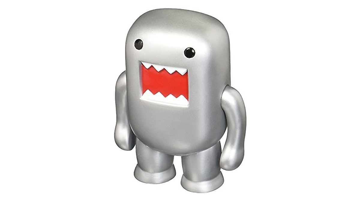 Collectible 4" Metallic Domo Vinyl Figure - Silver