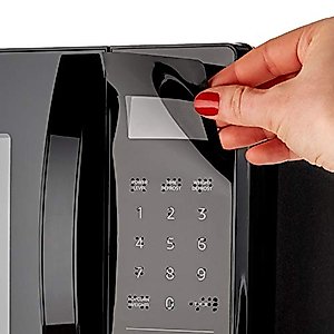 Braille Keypad Overlay for Amazon Basics Microwave