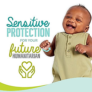 Seventh Generation Baby Diapers Size 1 Sensitive Protection Free & Clear Size 1, 80 Count (Pack of 1)